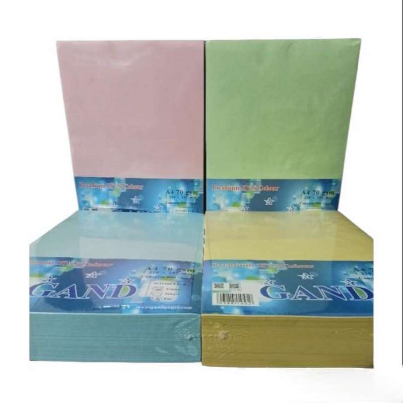 Jual Kertas Warna Murah A4 70 Hvs Kertas Print Fotocopy 1rim Di Seller ...