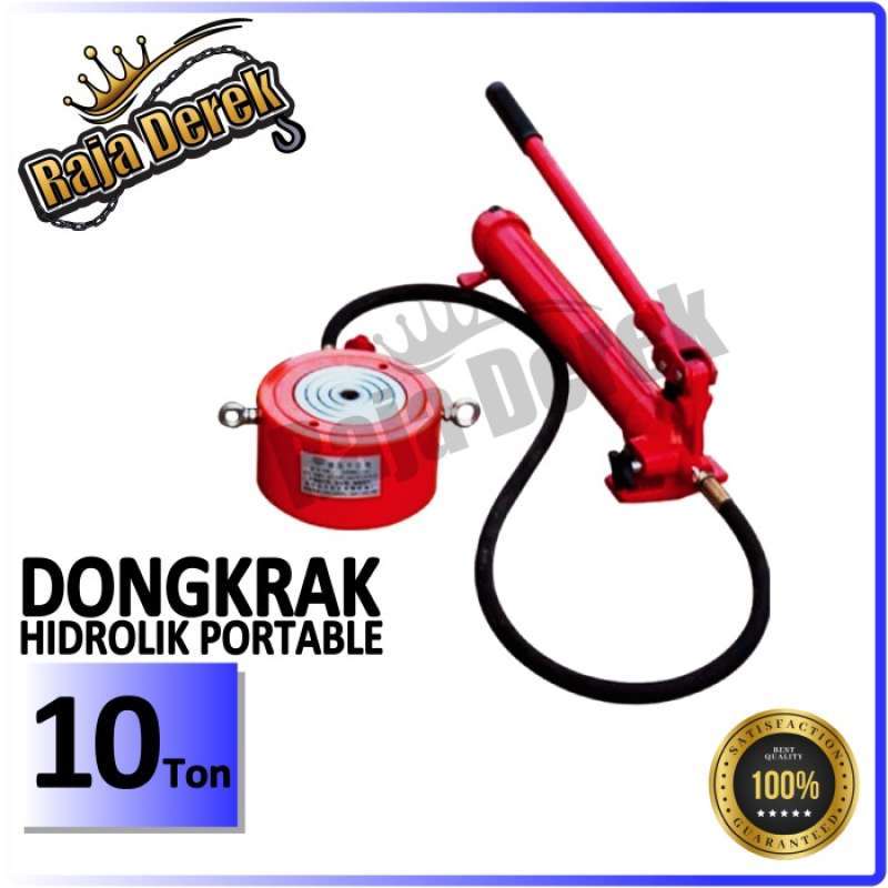 Promo Portable Jack Hydraulic 10 Ton / Dongkrak Hidrolik Portable 10 ...