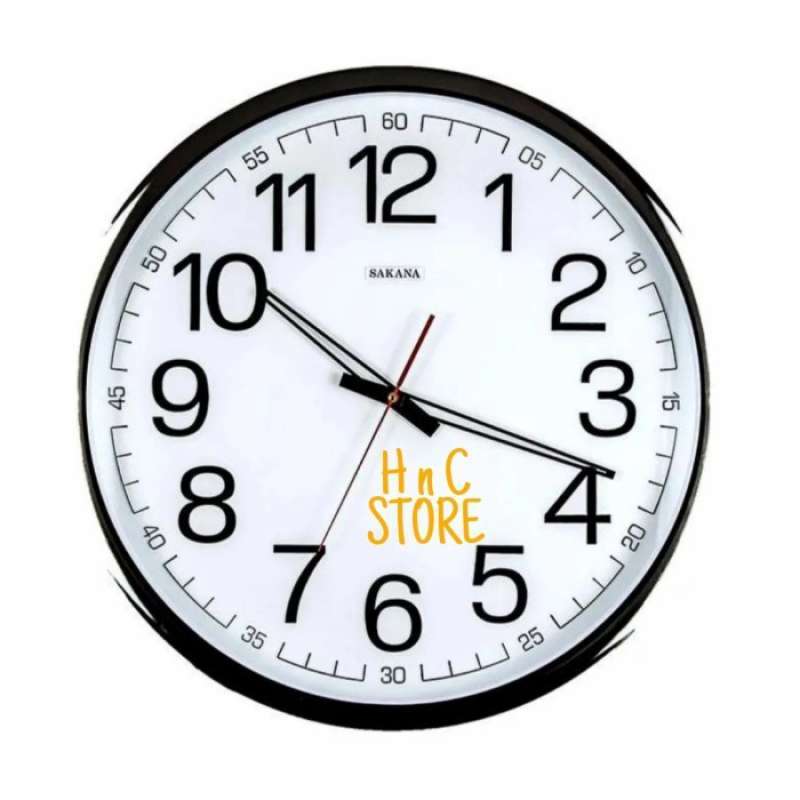 Promo Ukuran X-tra Besar Diameter 50cm, Jam Dinding Sakana 715 Diskon ...