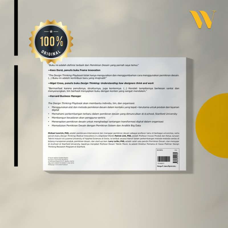 Promo Buku Bisnis The Design Thinking Playbook Baru Original Diskon 23% ...