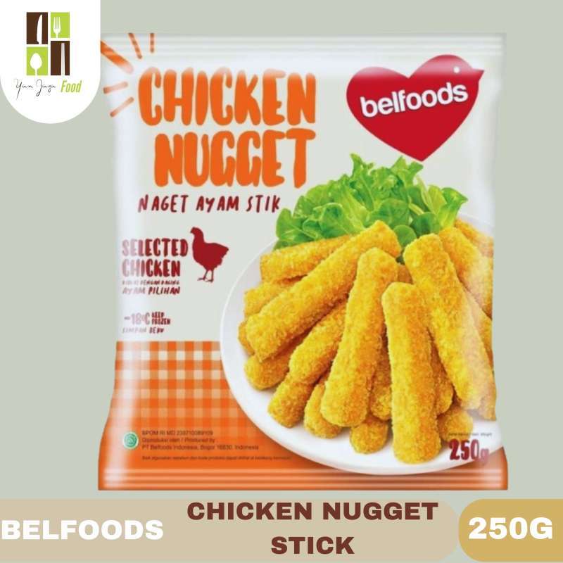 Jual Belfoods Chicken Nugget Stick / Naget Ayam Stick 250g di Seller ...