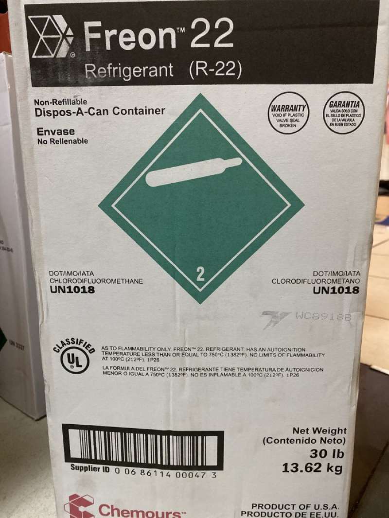 Promo Freon Ac Refrigerant Type R22 Merek Chemours Usa Diskon 23% di ...