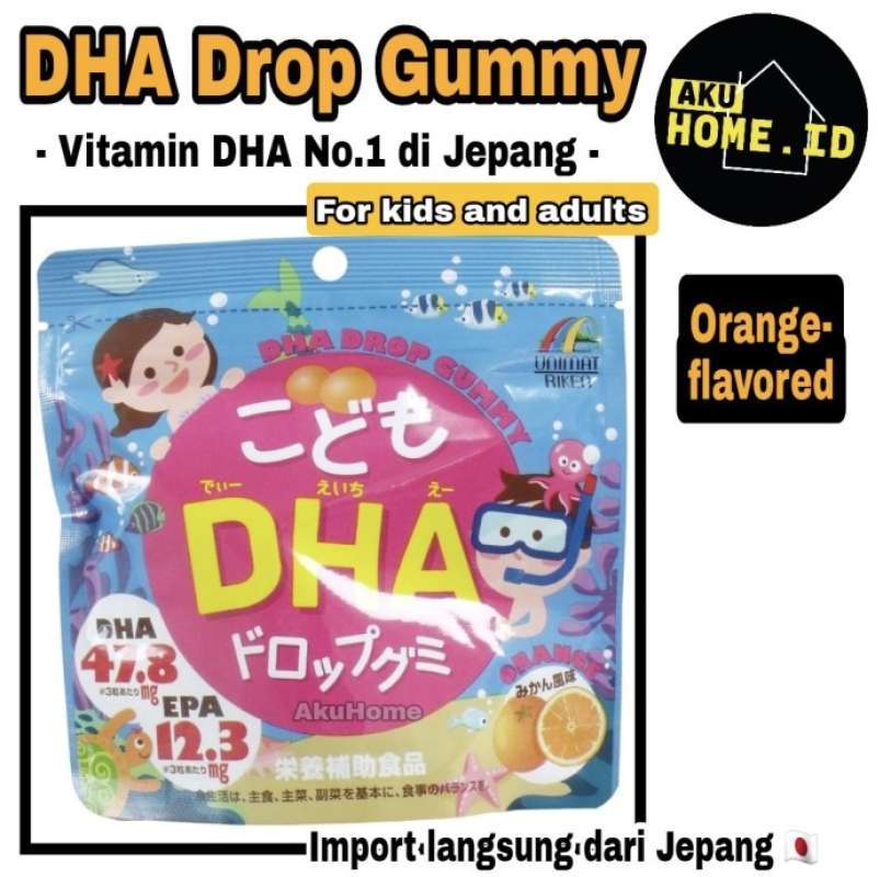 Jual Unimat Dha Kids Gummy Drop Japan / Vitamin Dha Anak Dari Jepang Di ...