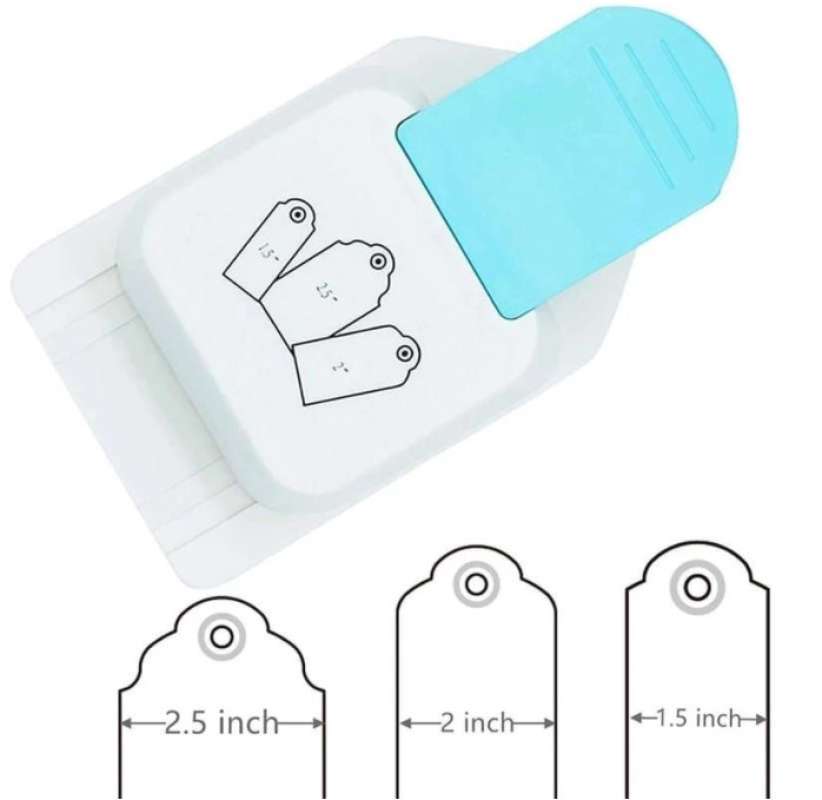 Promo Puncher Bookmark Embossing Cut Gift Price Tag Paper Hanger 3 Size ...