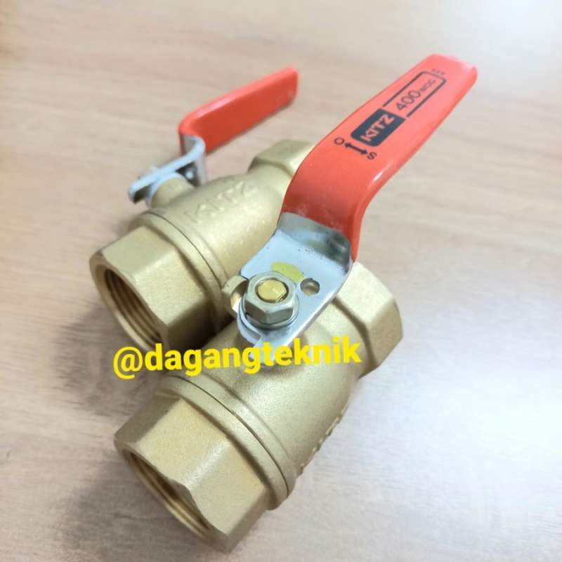 Promo Ball Valve KITZ Brass Kuningan 3/4 inch 400 WOG 100% ORIGINAL Diskon 23% di Seller Bangkit ...