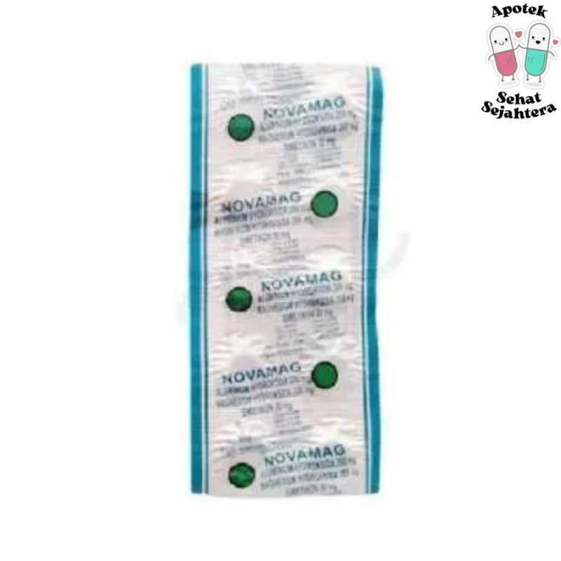 Jual Obat Mengurangi Asam Lambung, Maag Novamag Strip 10 Tablet Di ...