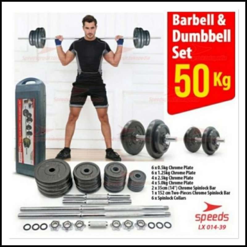 Jual Promo// Dumbel Dumble Barbel Set 50 Kg/dumble Set 50kg Speeds Di ...