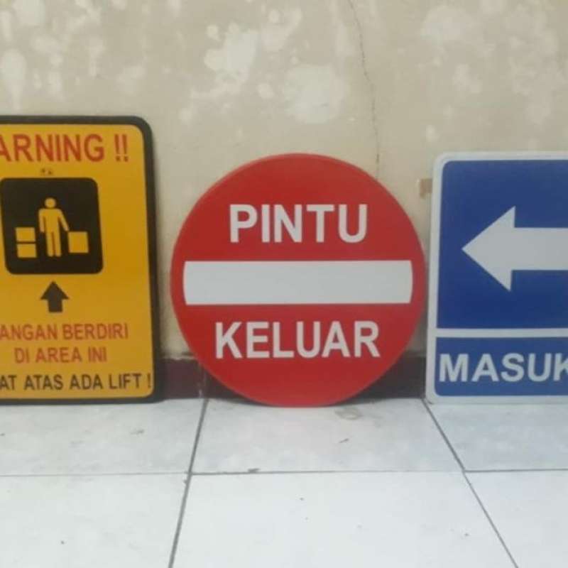 Promo Custom Rambu. Rambu Murah. Bahan Plat. Rambu Lalu Lintas Custom ...
