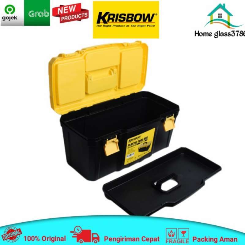 Promo Kotak Perkakas Krisbow Tool box 50x26x24/Toolbox/Kotak Tools ...