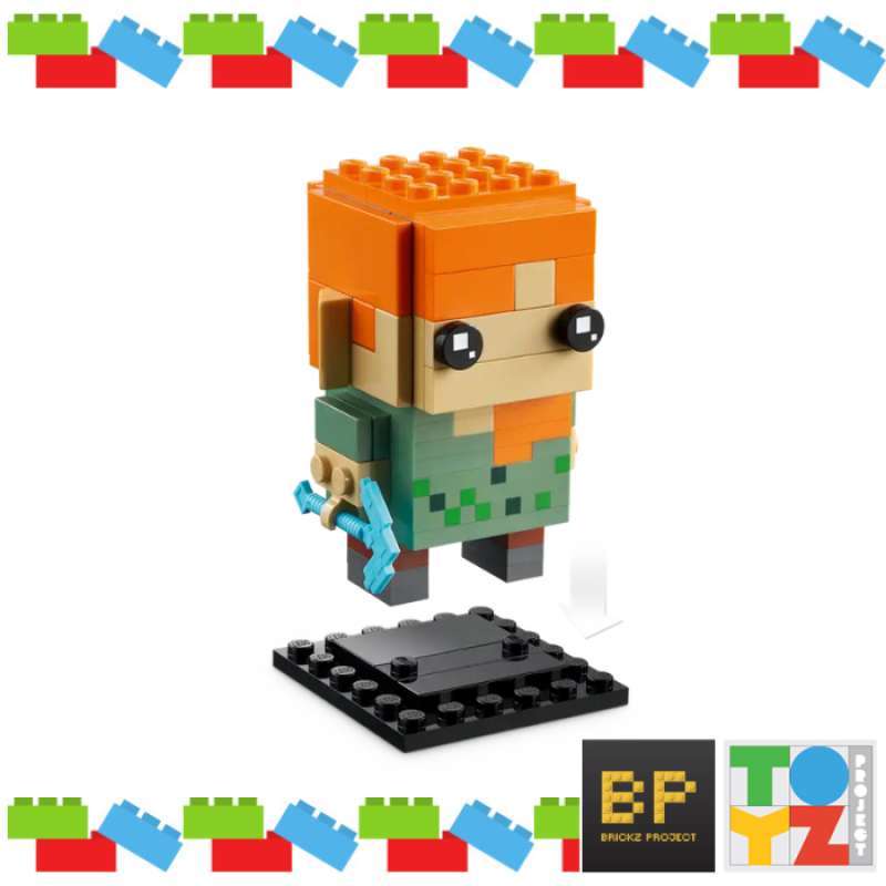 Jual Lego 40624 Brick Headz Minecraft - Alex Di Seller Toyz Project ...