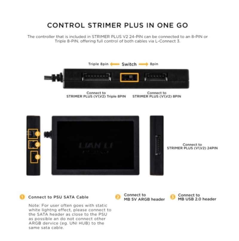 Jual Lian Li Strimer L-connect 3 Controller Di Seller Nano Komputer ...