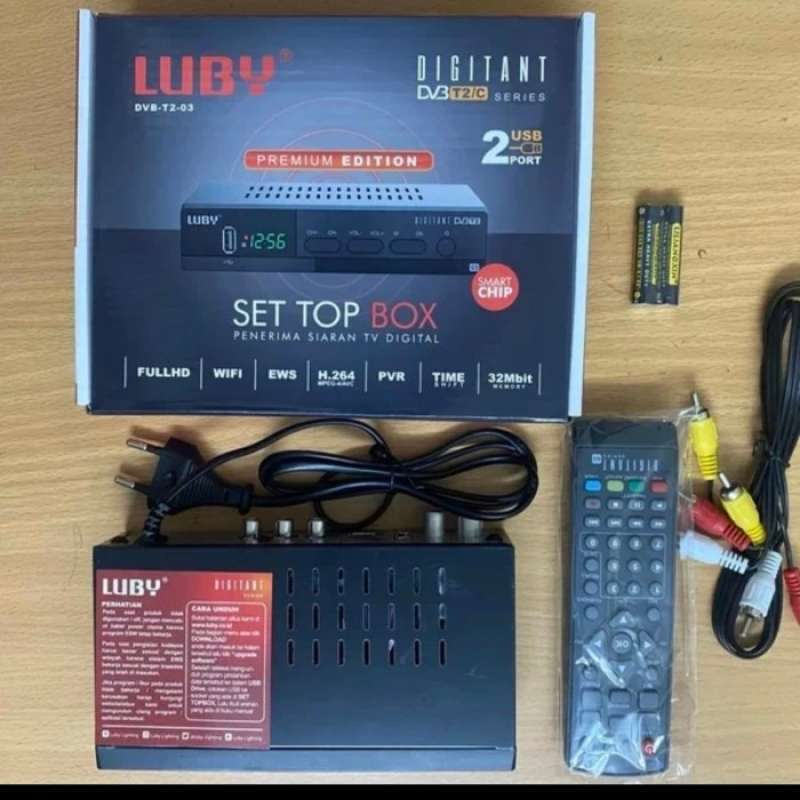 Promo Set Top Box Tv Digital Luby Dvb T2 / Setup Box Tik Tok Siaran ...
