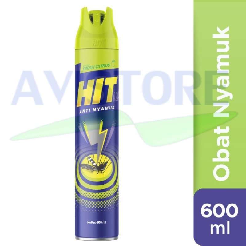 Jual Hit Aerosol Fresh Citrus Obat Nyamuk 600ml Di Seller Avistore ...