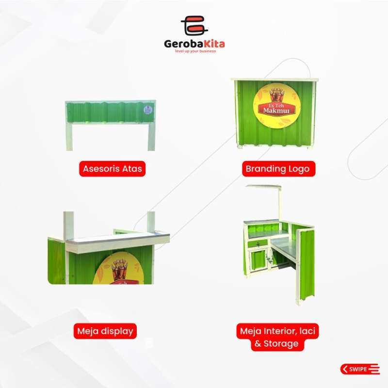 Jual Meja Booth L Minuman Di Seller Gerobakita - Solodiran, Kab. Klaten ...