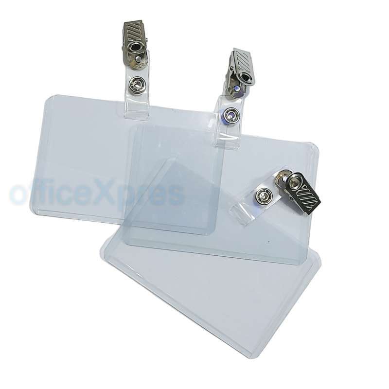 Jual Id Card Case A1 , B1 + Jepit / Id Card Set / Name Tag Plastik ...