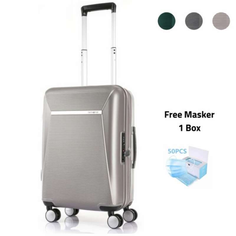 Promo Koper Samsonite Enwrap 55/20 inch small cabin Original - Silver ...