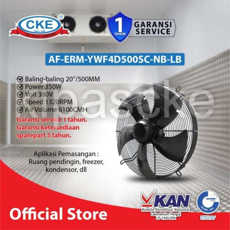 Promo CKE Axial Fan AF-ERM-YWF4D500SC-NB-LB 20 Inch Drum Axial Blower ...