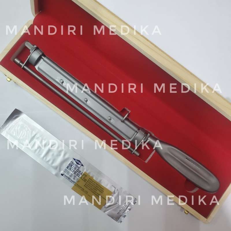 Promo Humby Dermatome Skin Graft Handle + Knife Set Kualitas Premium ...