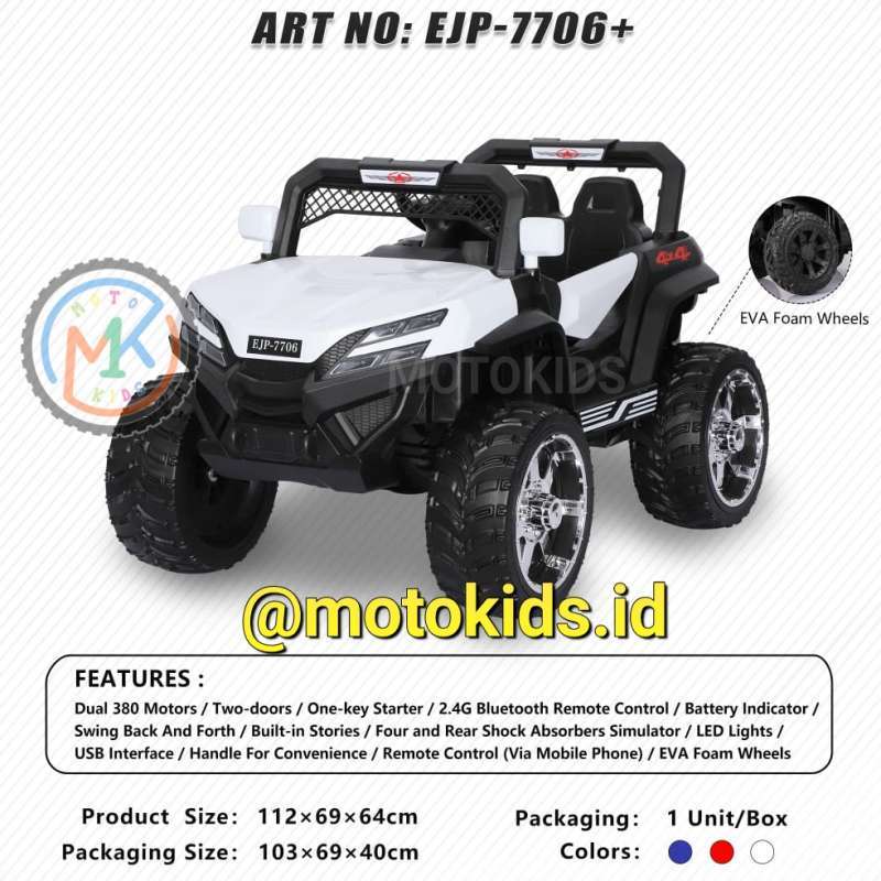 Jual Mobil Aki Anak Jeep Ban Karet 12V Jeep UTV BUGGY Mainan Anak ...