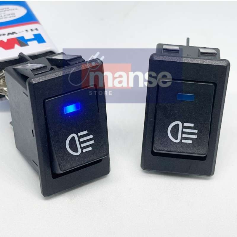 Jual Saklar Switch Fog Lamp Mobil 4 Pin 12v 35a Led Universal - Merah ...