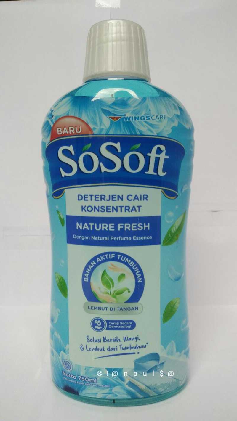 Promo Sosoft Deterjen Cair Botol 700ml Cairan Pencuci Baju Pakaian ...