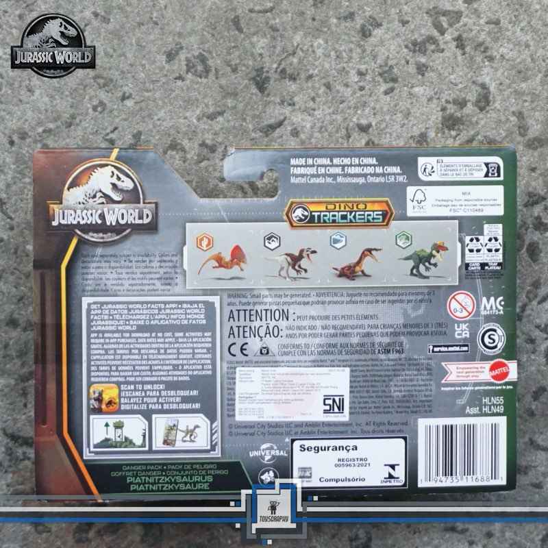 Jual Jurassic World Dino Trackers Danger Pack Piatnitzkysaurus Raptor ...