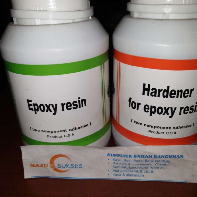 Promo Lem Epoxy Resin 2 komponen adhesive resin plus hardener multi fungsi Diskon 33% di Seller ...