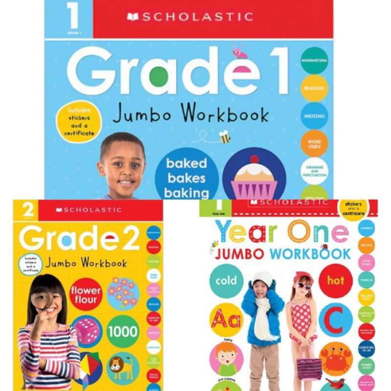 Promo Scholastic Jumbo Workbook Grade 1 And 2 Buku Import Buku Sekolah ...