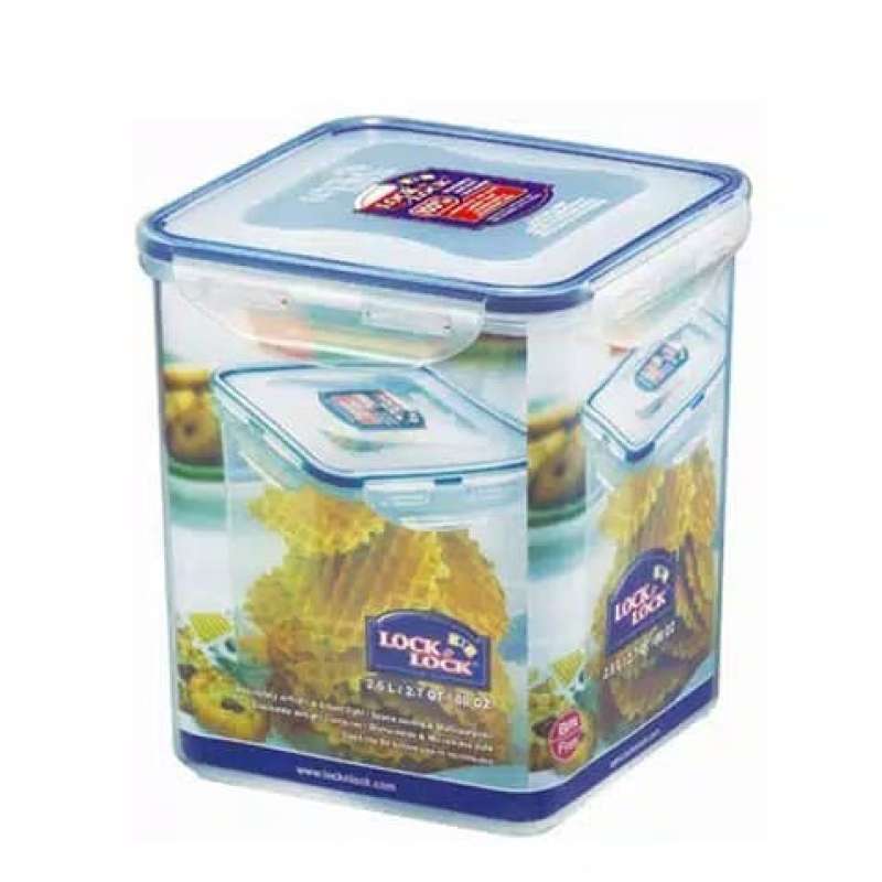 Jual Lock N Lock & Lock Hpl822B Square Tall Container 2.6L Locknlock ...