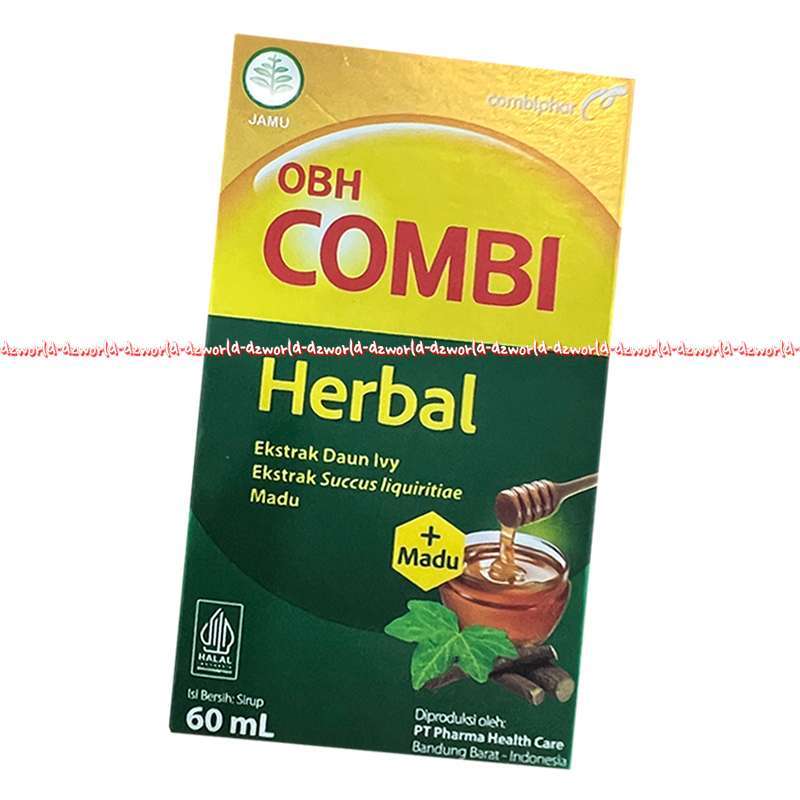 Jual Obh Combi Herbal Ekstrak Daun Ivy 60ml Obat Batuk Syrup+madu ...
