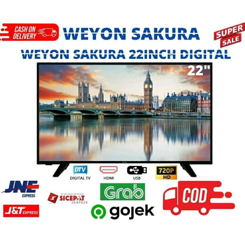 Promo Weyon Sakura LED TV Digital 22 inch Full HD Murah Berkualitas ...