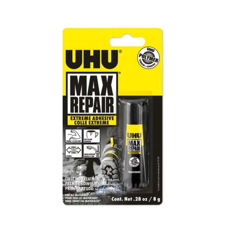 Jual UHU MAX REPAIR EXTREME ADHESIVE LEM SUPER KUAT KACA BESI KULIT ...