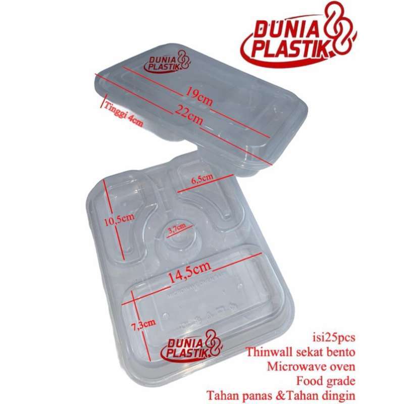 Jual Box Bento Thinwall 💯 Harga Murah & Kualitas Terbaik Desember 2025