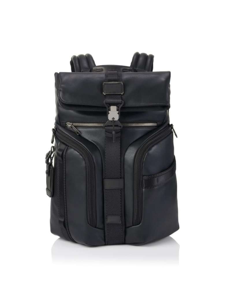 Jual Tum I Tas Ransel Alpha Bravo Logistics Leather Backpack - Black Di ...