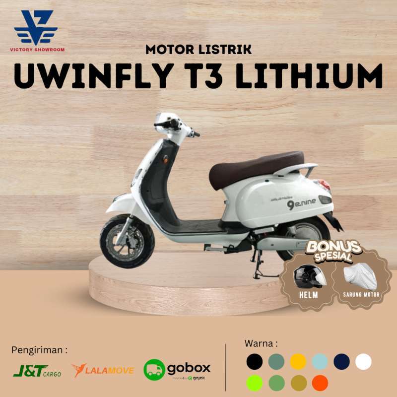 Promo (PROMO) Motor Listrik Uwinfly T3 Lithium Motor Kekinian Battery ...