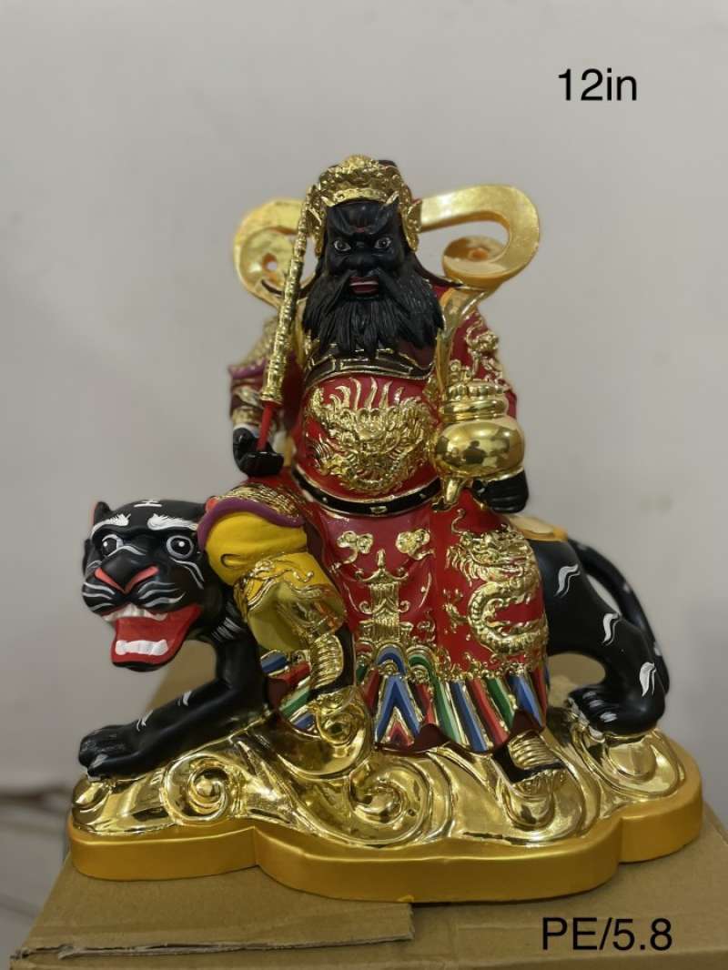 Jual Patung dewa rejeki hantankong tiowanxue wulucaishen 12 kayu di ...