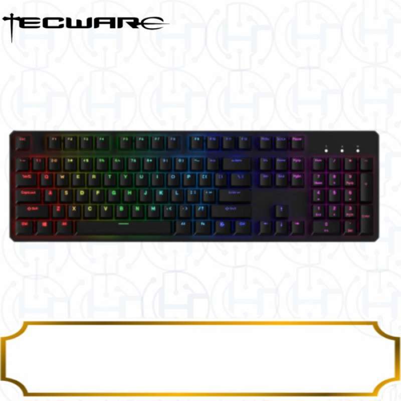 Jual Tecware Keyboard Pbt 110 Keycaps Black Rgb Twkb-pbt-bk Double Shot ...