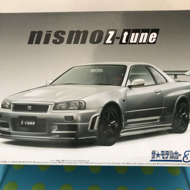 Promo Aoshima Nissan Skyline Nismo Z-Tune R34 - 1/24 - Scale Model Kit ...