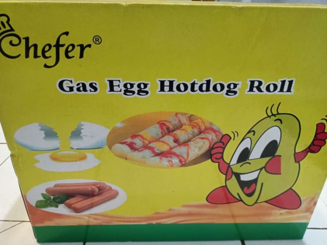 Promo Chefer mesin sosis telur Gas Egg Hotdog roll EHR-10G gas 10 ...