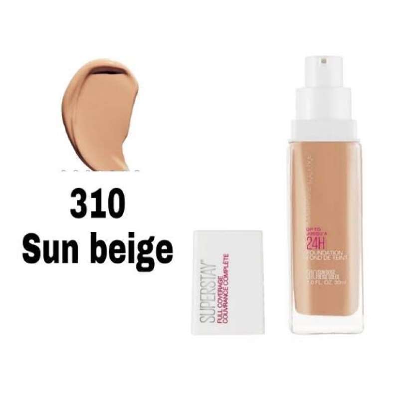Promo Maybelline Superstay Full Coverage Foundation Sun Beige 310 ...
