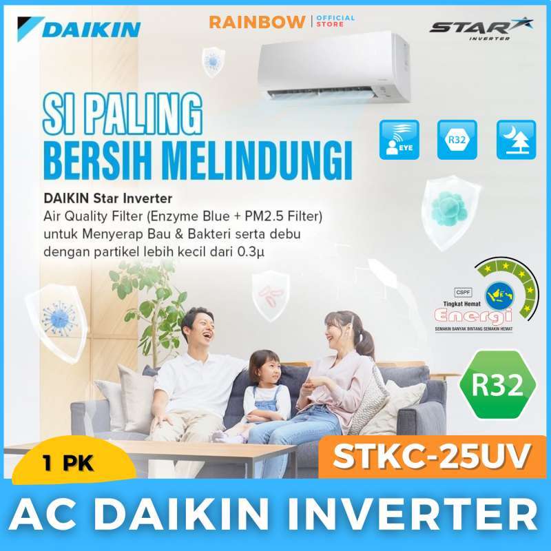 Jual Ac Daikin 1 pk Star inverter refrigrant R32 Made in Thailand di Seller RAINBOW STORE ...