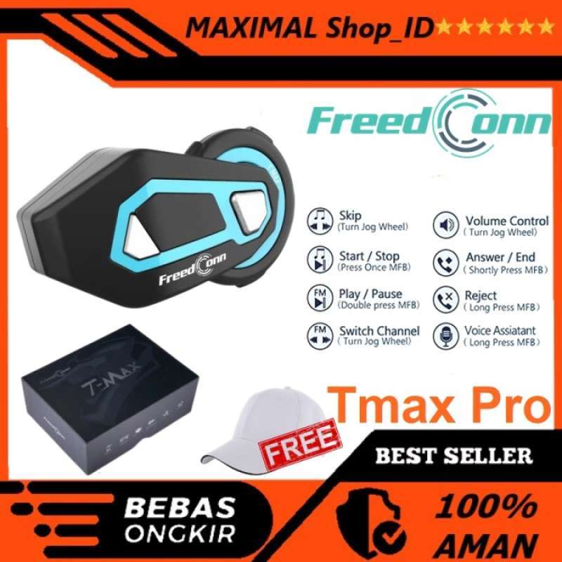 Promo Freedconn Tmax Pro Intercom Bluetooth Helm Intercom ...