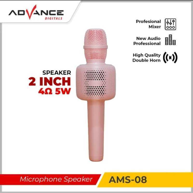 Promo Advance - Microphone Wireless Bluetooth Karaoke (ams-08) Diskon ...