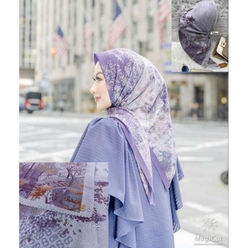Promo new york seri dr button scarves semi original memakai logo B ...