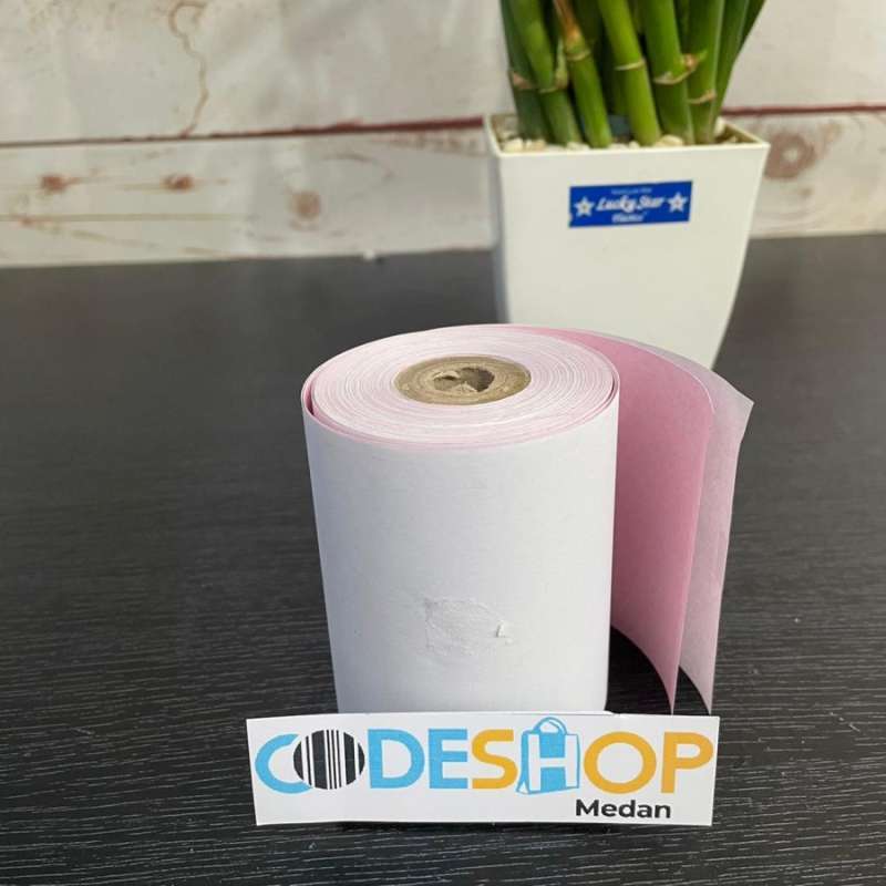 Jual Codeshop Kertas Struk Kasir Bahan Ncr 75x60 Mm 2 Rangkap 1 Pack Di ...