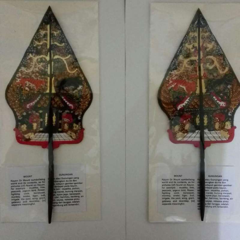 Jual Miniatur Wayang Kulit Gunungan Di Seller Manunggal Jaya Art ...