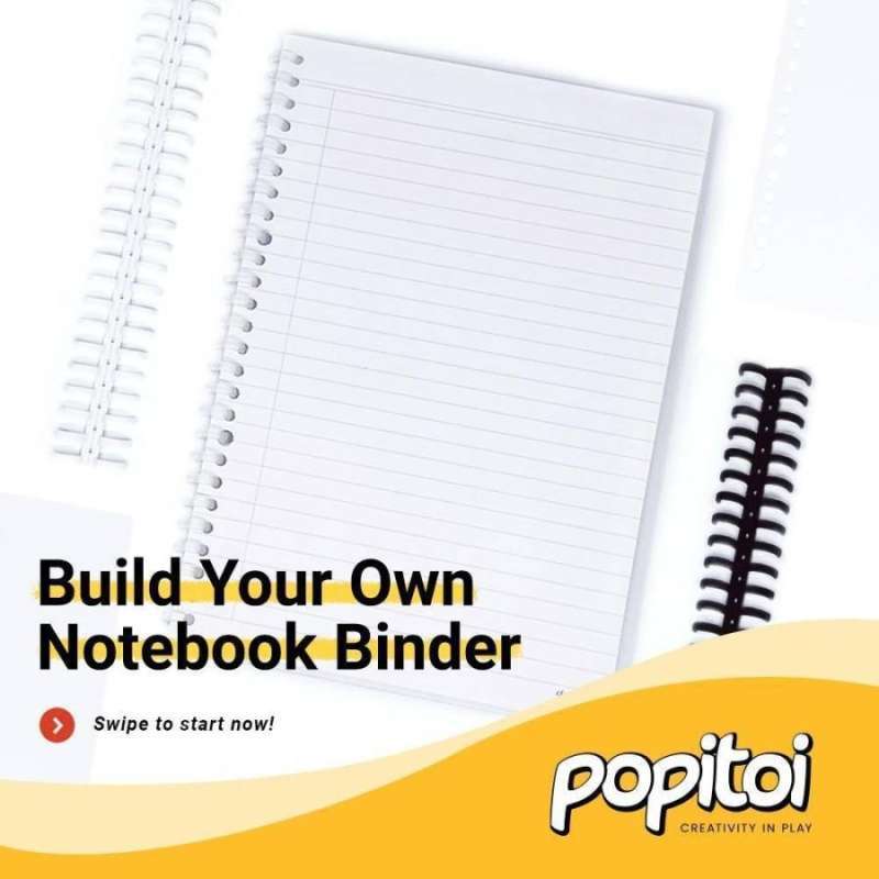Promo Binder-build Your Own Note Book File Loose Leaf A5 B5 Cover Polos ...