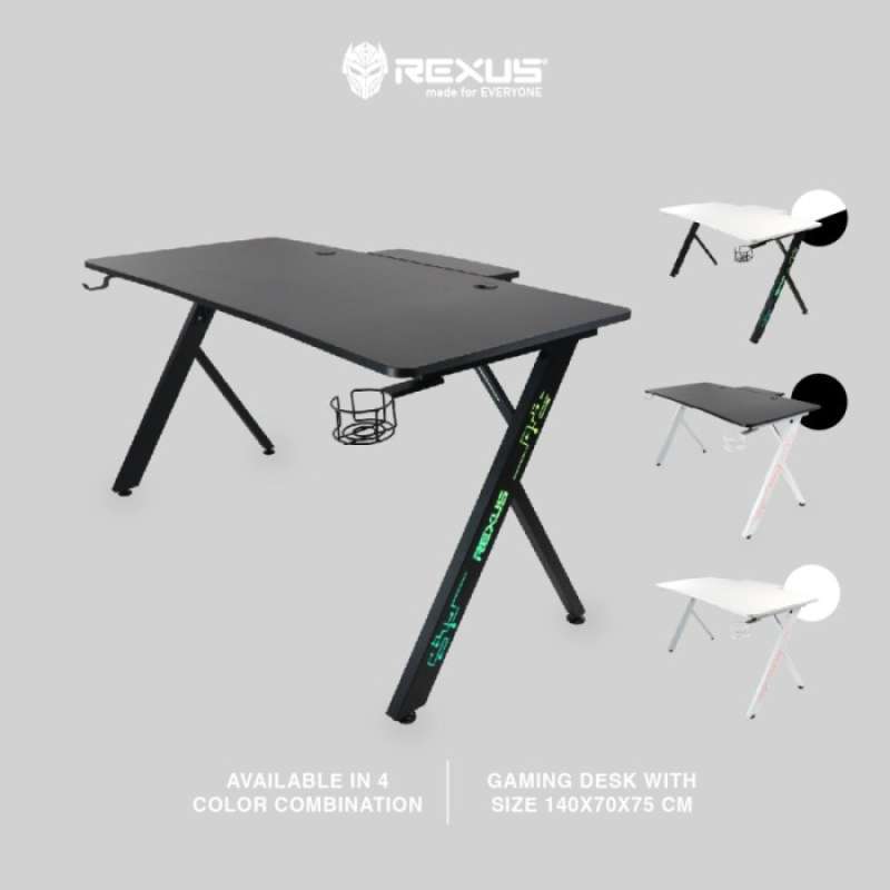 Jual Rexus Gala Gaming Desk Rgb Rxd-140 Meja Komputer Di Seller Clover ...