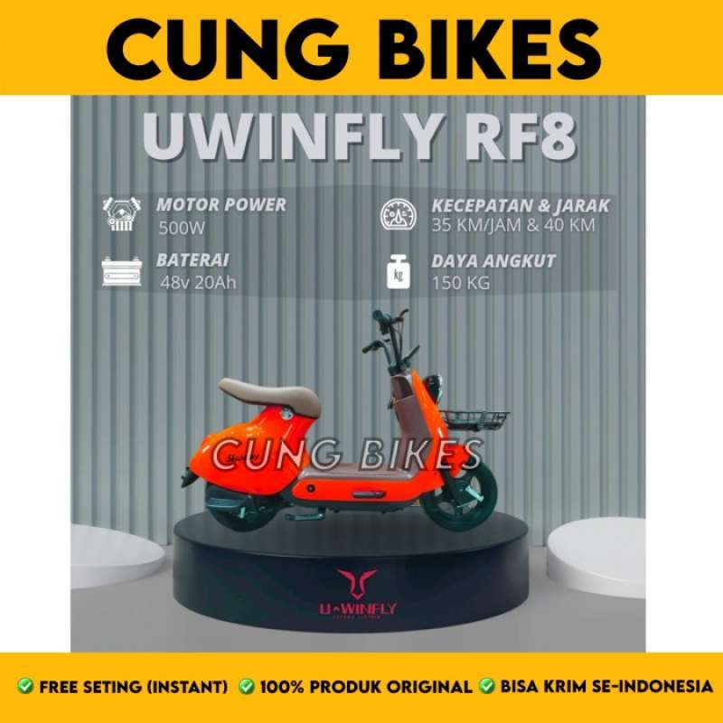 Jual Sepeda Motor Listrik E Bike Uwinfly Red Fish 8 / Rf8 / Rf 8 Di ...