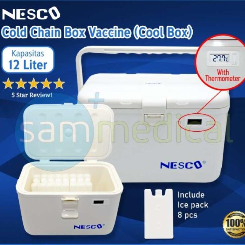 Jual Nesco Cool Box / Cold Chain Box Vaccine / Vaccine Carrier Box 12 ...